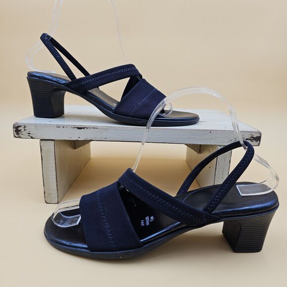 Life Stride | Shoes | Womens Life Stride Jiffy 75 Sandal Navy Black ...
